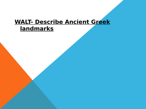 ANCIENT GREEK HUMAN FEATURES LKS2 | Teaching Resources