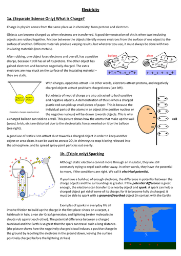 Statics, Electric Circuits, IV Graphs & Ohm's Law | Teaching Resources