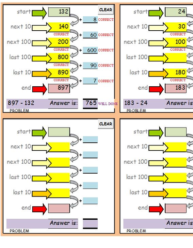 Subtraction grid written method - paperless classroom | Teaching Resources