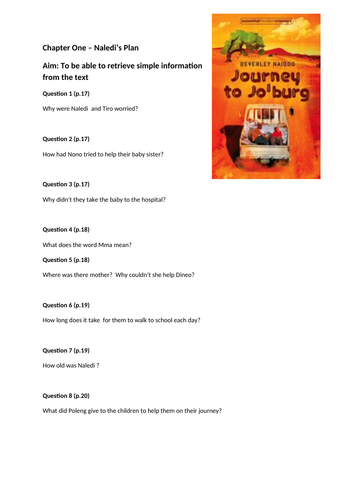 Journey to Jo'burg | Teaching Resources