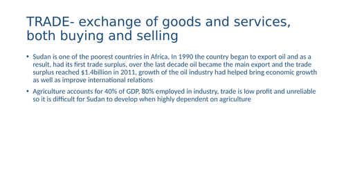 Trade VS Aid Revision Powerpoint | Teaching Resources