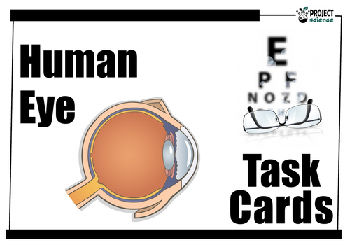 Human Eye Task Cards | Teaching Resources