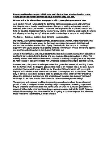 GRADE 9 English Language paper 2 Q5 model answer by 123456789hillowdf ... GRADE 9 English Language paper 2 Q5 model answer by 123456789hillowdf ...