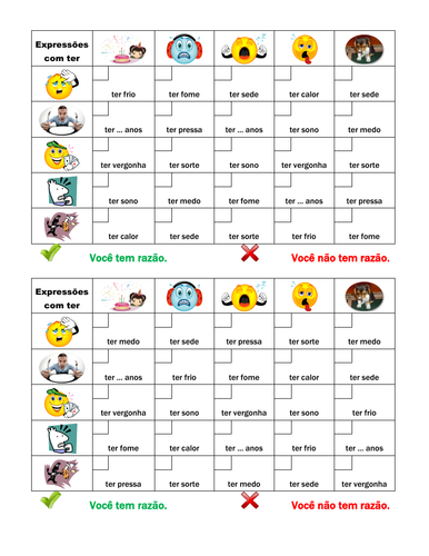 Primary Portuguese resources: verbs and tenses