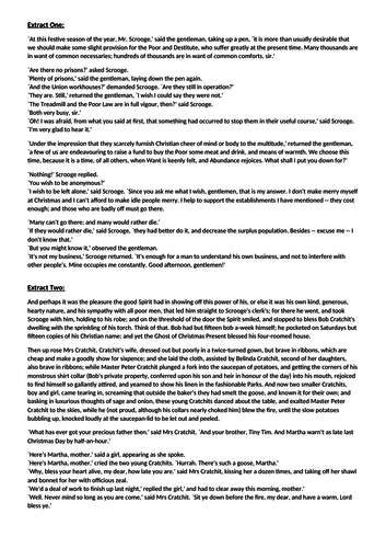 A Christmas Carol and Marxist Criticism | Teaching Resources