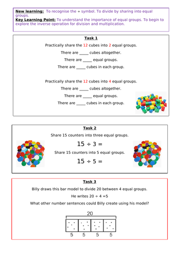 Year 2 Division | Teaching Resources