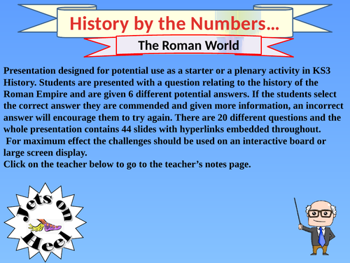 History by the numbers, Rome | Teaching Resources