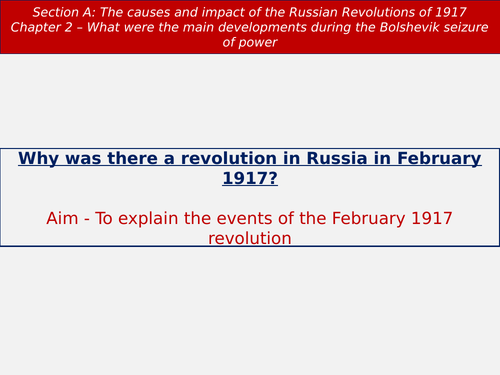 The Bolshevik Revolution, 1917 | Teaching Resources