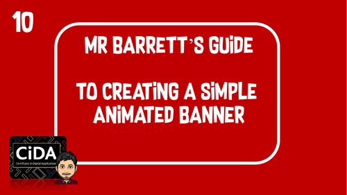 Animated Web Banner | Teaching Resources