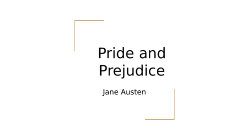 Pride & Prejudice Ch1-8 bundle | Teaching Resources
