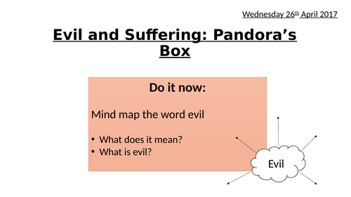Pandora's Box | Teaching Resources
