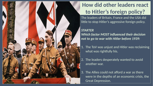 Allied reaction to Hitler | Teaching Resources