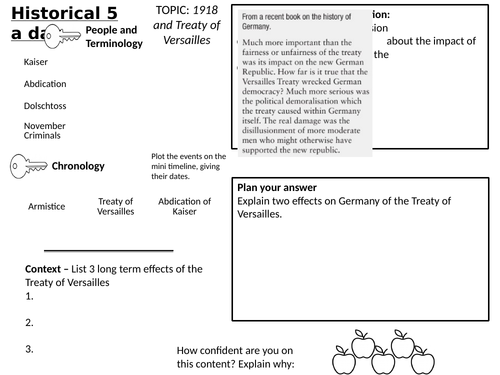 Nazi Germany 5-a-day revision activity - Edexcel IGCSE History ...
