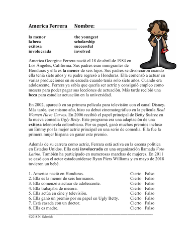 America Ferrera Biografía: Spanish Biography of a Honduran-American ...