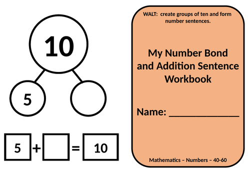 Number Bonds and Addition Sentences | Teaching Resources