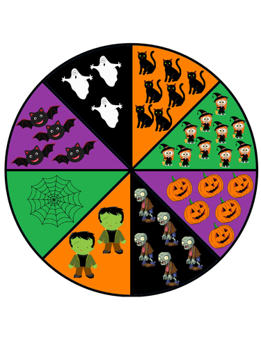 Halloween Number Wheel | Teaching Resources