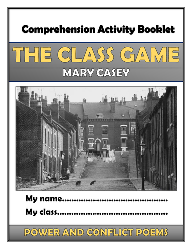 The Class Game Comprehension Activities Booklet! | Teaching Resources