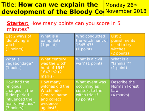 How can we explain the development of the Bloody Code? | Teaching Resources