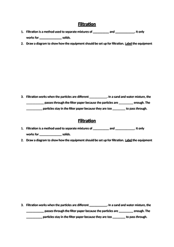 Filtration (KS3) | Teaching Resources