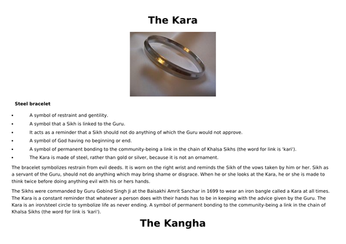 The 5k's | Teaching Resources