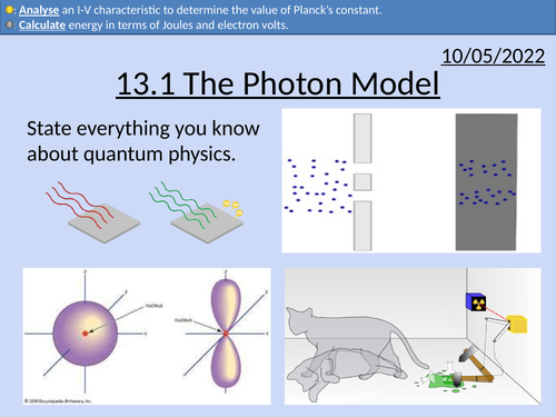OCR AS Physics: The Photon Model | Teaching Resources