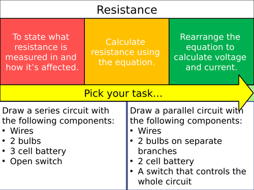 Resistance | Teaching Resources