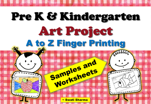 Pre-K and Kindergarten ABC Art Project | Teaching Resources