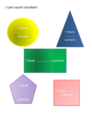 I can count corners | Teaching Resources