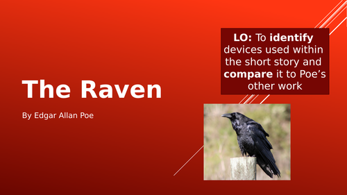 The Raven - Edgar Allen Poe | Teaching Resources