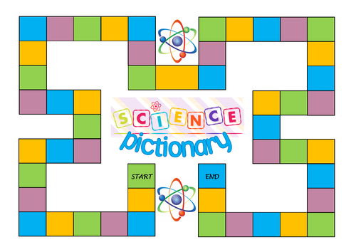 KS4 Science PICTIONARY Boardgame and Question Cards | Teaching Resources