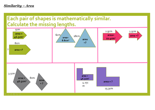 GCSE Maths (9-1) Similar-Shapes - Full Lesson PPT by saz_1234 ...