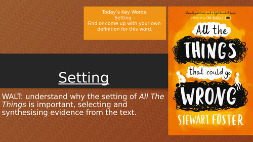All The Things That Could Go Wrong by JessyHeats | Teaching Resources