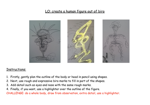 Biro Human Figures | Teaching Resources