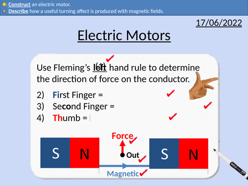 GCSE Physics: Motors | Teaching Resources