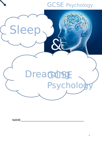 Sleeping And Dreaming Psychology
