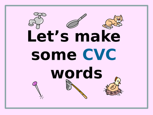 CVC Words - Have Fun Making Words with Interactive Sounds | Teaching ...