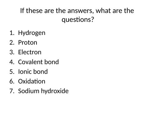 GCSE Chemistry Group 7 Reactions | Teaching Resources