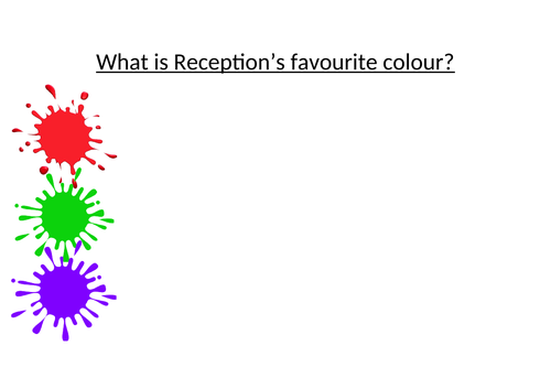 Reception Surveys- tallys/mark making | Teaching Resources