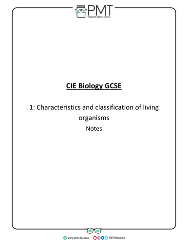 CIE IGCSE Biology Notes | Teaching Resources CIE IGCSE Biology Notes | Teaching Resources