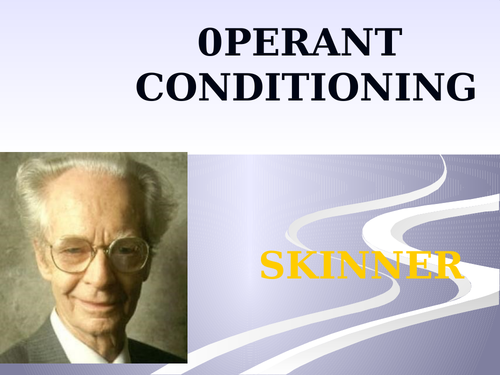 Operant conditioning | Teaching Resources Operant conditioning | Teaching Resources