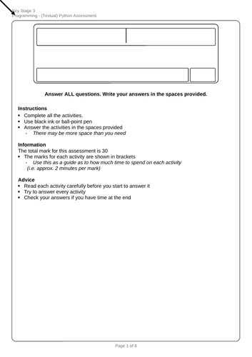 Programming - (Textual) Python | Teaching Resources Programming - (Textual) Python | Teaching Resources