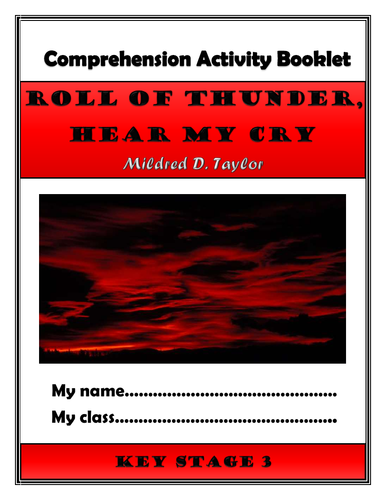 Roll of Thunder, Hear My Cry KS3 Comprehension Activities Booklet ...