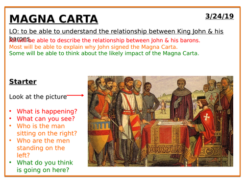 King John & Magna Carta | Teaching Resources