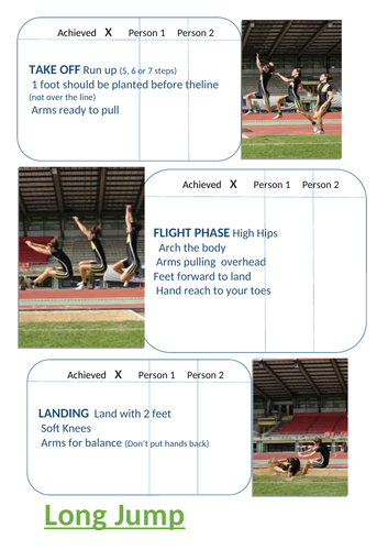 Long Jump | Teaching Resources Long Jump | Teaching Resources