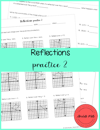 Reflections Practice Worksheet