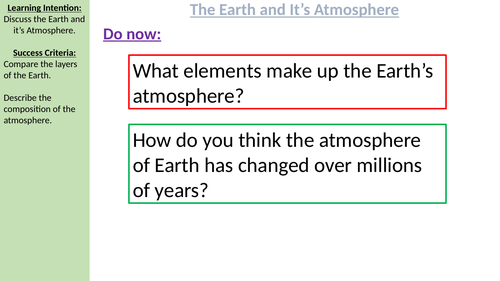 Earth and Atmosphere Activate 2 | Teaching Resources