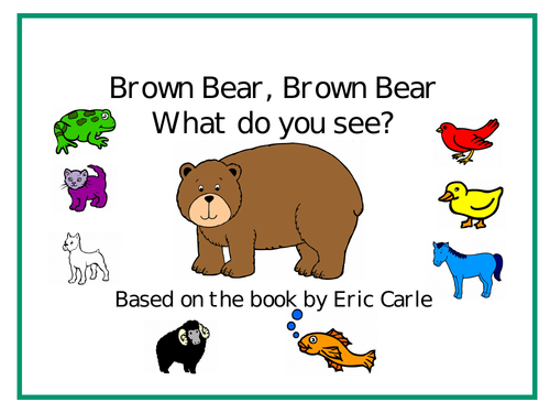 Brownbear Story - PowerPoint | Teaching Resources