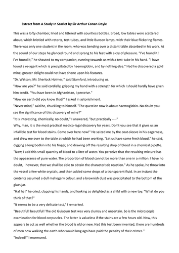 Detective Writing Lesson 4 | Teaching Resources