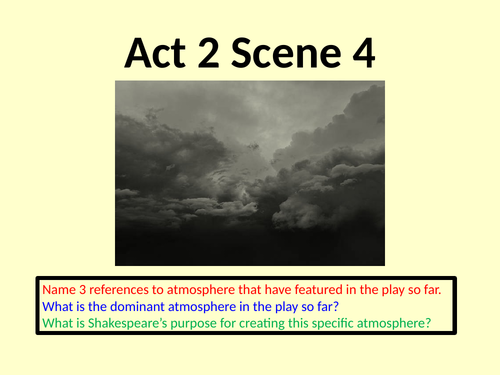 Macbeth Act 2 Scene 4 annotations and model paragraph. | Teaching Resources
