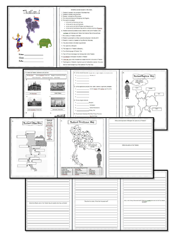 Thailand A Research Project | Teaching Resources